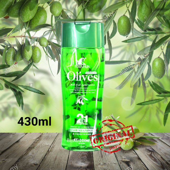 Roushun Olive Hair Shampoo with Conditioner (2 in 1) 430 Ml (rosc ...