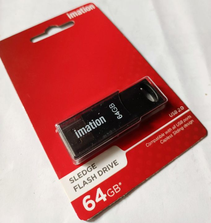 Imation 64GB USB Pen Drive Usb 2.0 Data Travel Sledge Flash Drive ...