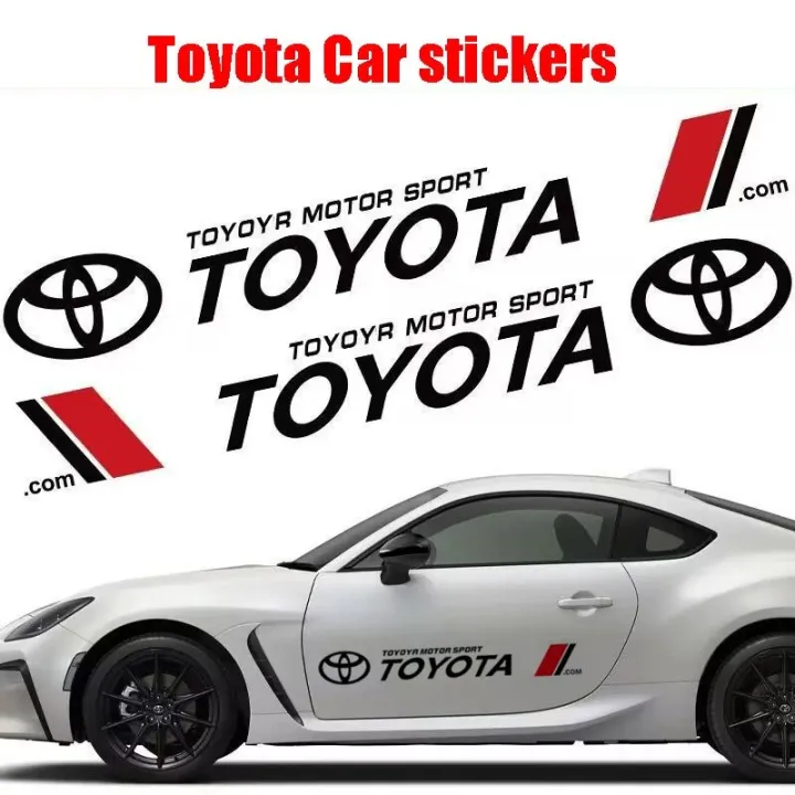 Car Styling Side Body Badge Emblem Decal Car Door Side Stripes Stickers ...