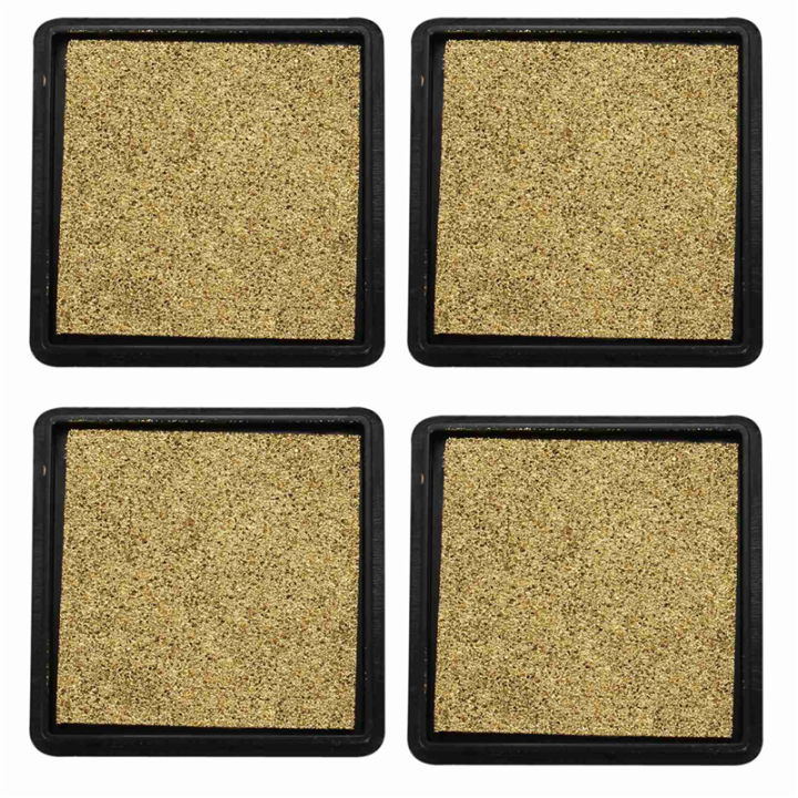 4X Ink Pad Stamp Pad for Wedding Letter Document Gold | Daraz.lk