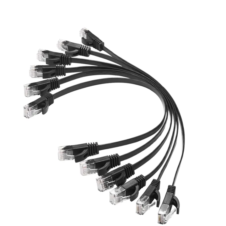 【Dream Sailing Store 】6 Pcs Ft Flat Internet Network Cable Solid Cat6 ...