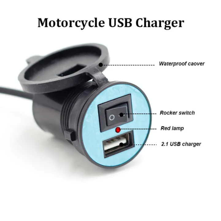 Vibration Resistant Waterproof Usb Adapter Portable Motorcycle Usb ...