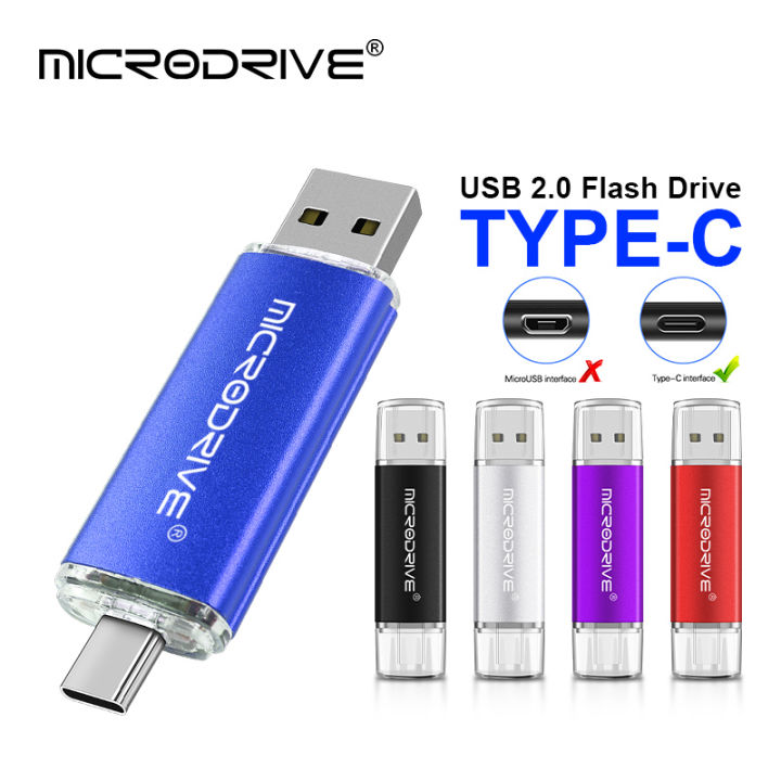Type C 64GB 128GB Key High Speed USB Flash Drive OTG 16GB 32GB Usb ...