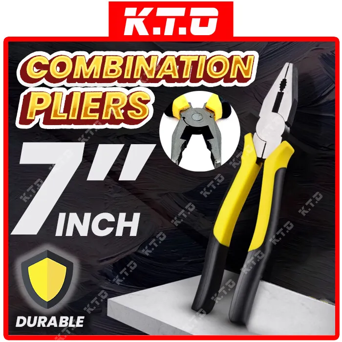 7 Inch Grip Cutting Combination Pliers / Playar Gabung / 钳子 | Daraz.lk