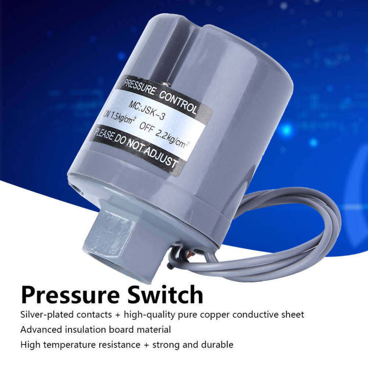 【ThinkWay】G3/8 Pressure Switch Female Thread Controller for Automatic Booster Pump 16A 220V ...