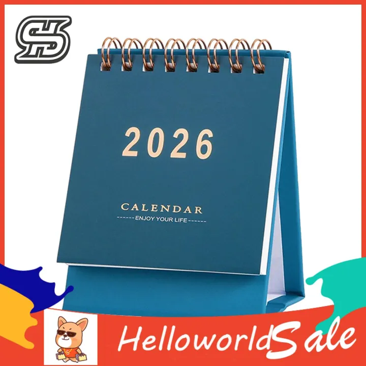 Triangle Folding Calendar 2026 Minimalist Desktop Calendar with Planner ...