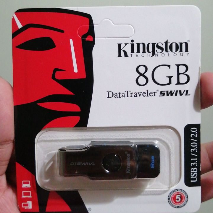 USB Pen Drive 4GB 8GB 16GB 32GB 64GB Kingston Data Traveler SWIVL ...