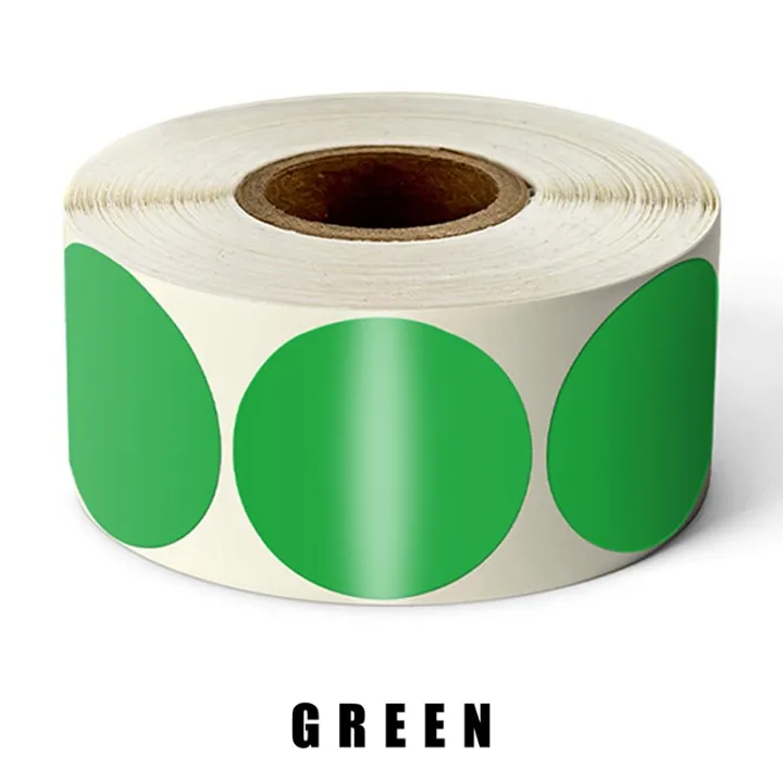 【happy one】Chroma Label 1 Inch Dot Labels Stickers Kids Toy Decoration ...