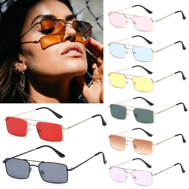 Fashion Metal Small Frame UV400 Lens Sun Glasses Classic Retro ...
