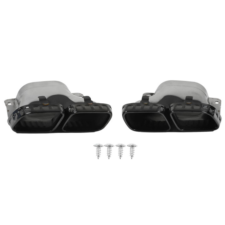 Quad Exhaust Tips Exhaust Tail Pipe 304 Stainless Steel for Vehicle ...