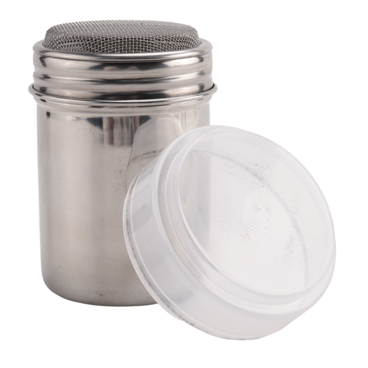 ARELENE Silver stainless steel mesh tube type dusters dusting salt ...