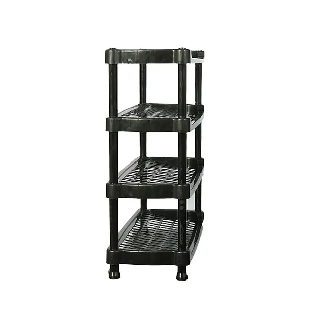 Plastic Vegetable Fruit Rack - 4 Layer Multipurpose Stand Rack | Daraz.lk
