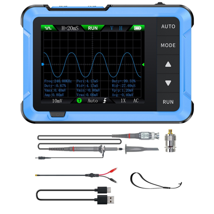 -510 Digital Mini Oscilloscope Multi-Function Signal Generator 2 in 1 ...