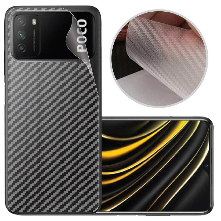 Carbon Fiber Sticker Xiaomi Redmi Poco Series Poco X3 NFC / Poco M3 ...