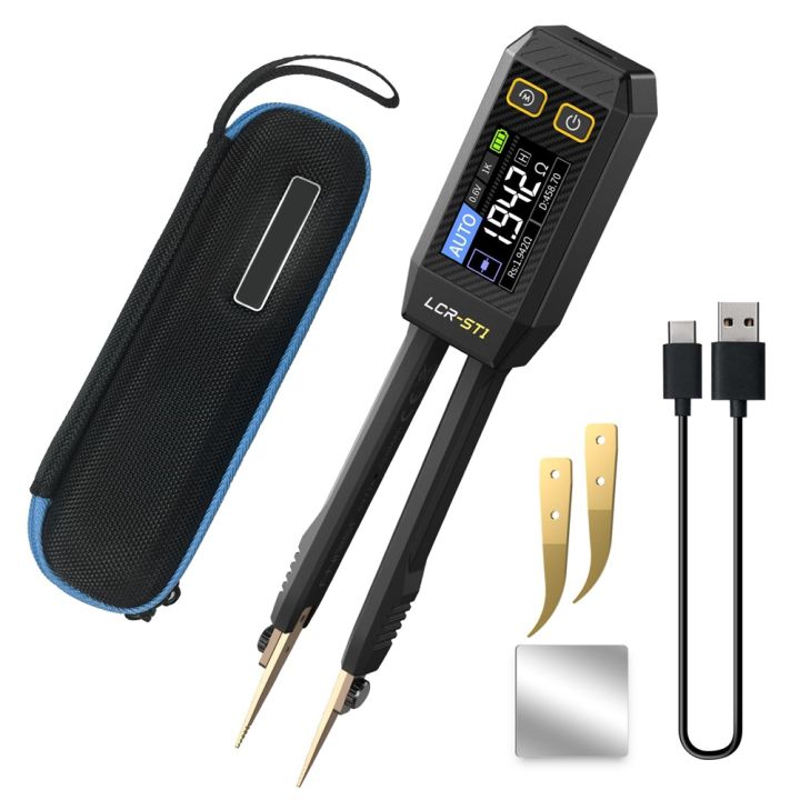 LCR-ST1 10KHz LCR Meter Tweezer, Mini Smart SMD Tester, Auto Component ...