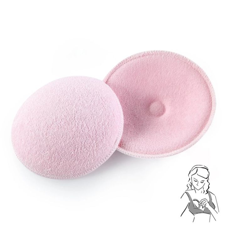2/4 Pcs Breast Pads Cotton Anti-overflow Nursing Bra Breast Pads ...