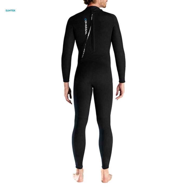 Mens Wetsuits 1.5mm Neoprene Wet Suit Long Sleeve Thermal Fullsuit for ...