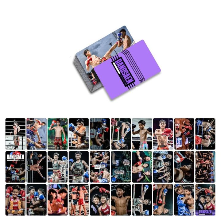 6set Small Card Paper Bangsaen Fight Club Postcard Hide Styles Muay ...