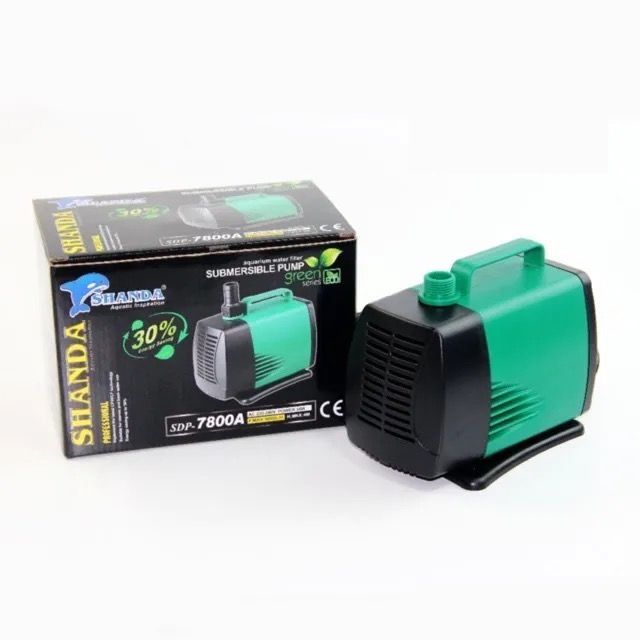 SHANDA SDP-7800A Aquarium Water Pump Motor Outlet 75W Power 4500L/h ...
