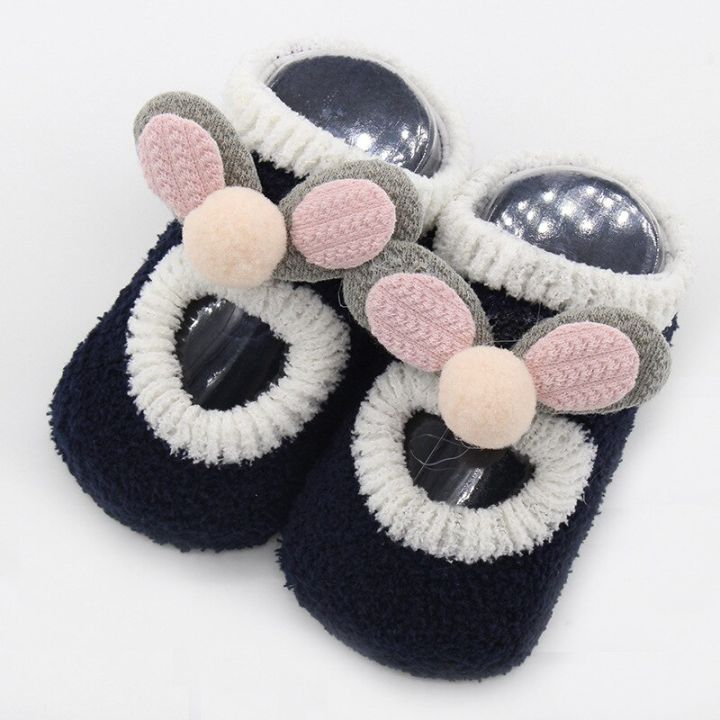 【Dream Sailing Store 】Sweet Cartoon Newborn Baby Socks Boy Coral Velvet ...