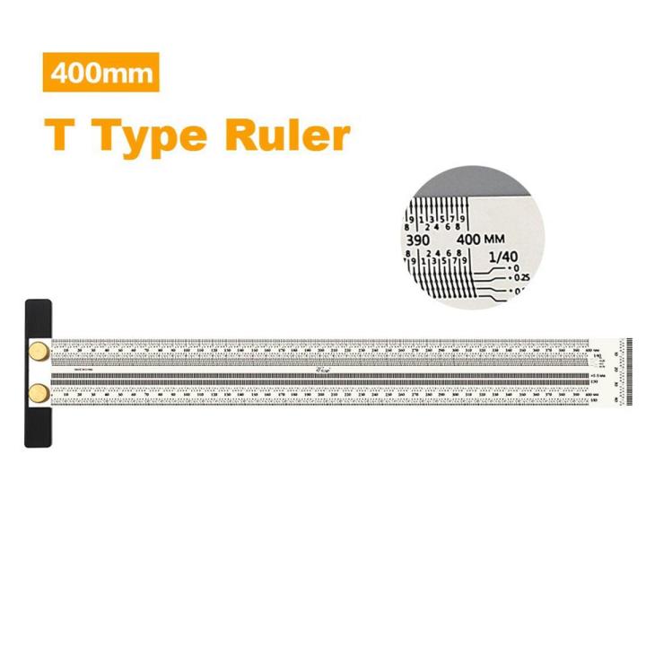 DASI New High-precision Scale Ruler T-type Hole Ruler Stainless Steel ...