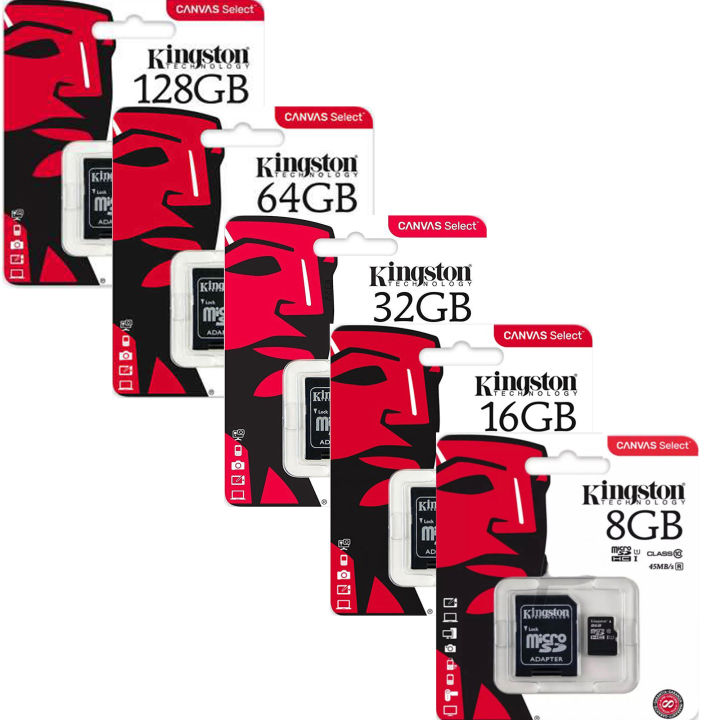 Kingston Class 10-micro SD HC 8GB 16GB 32GB 64GB 128GB Memory Card TF ...