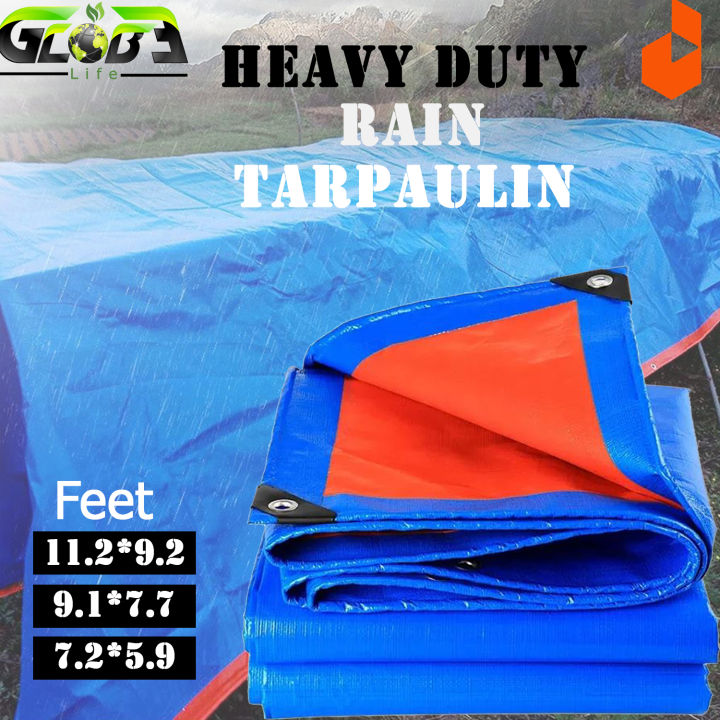 Multiple dimensions blue and orange outdoor goods cover canvas ...