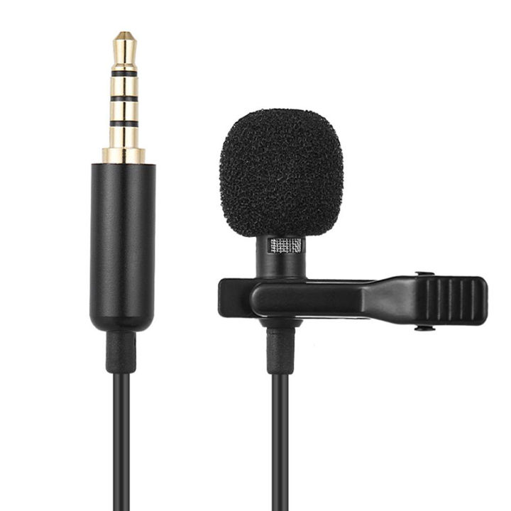3.5mm Mini Microphone For PC Laptops Type C Lapel Clip-on Microphone ...