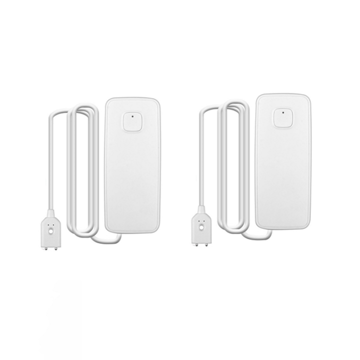 2Pcs Tuya Smart Water Leak Sensor Remote Monitoring Water Overflow ...