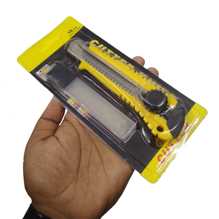 Paper Cutter Knife With 3 Blades | Daraz.lk