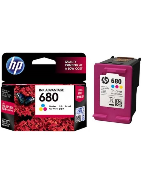 HP 680 Tri-color Original Ink Advantage Cartridge | Daraz.lk