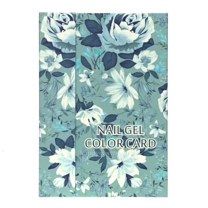 (photo)Display Book 180 Nail Tip Colour Chart White For Nail Art UV/LED ...