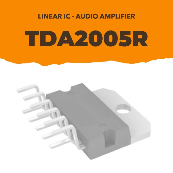 DIY - TDA2005R TDA2005 Linear IC - Audio amplifier 1-channel (mono) or 2-channel (stereo) Class ...