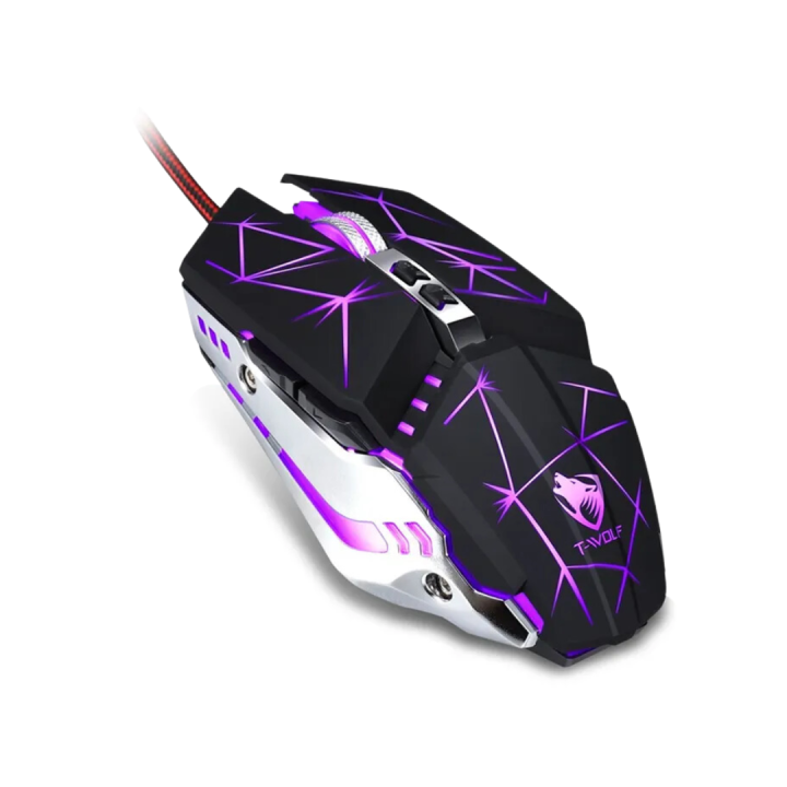 T-Wolf V7 Mechanic Programming Wired Gaming Mouse | Daraz.lk