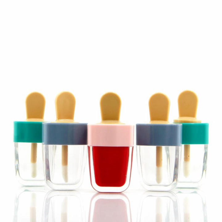 【Fullyoung_520 Store】Ice cream DIY lip glaze tube lipstick empty tube ...