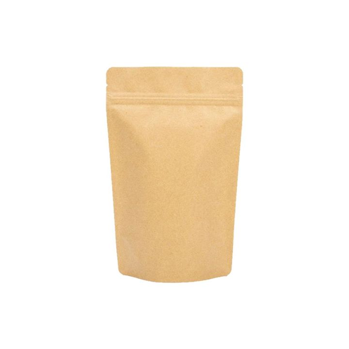 Kraft Paper Pouch Bag without Window (Zip Lock) 16x22CM 10Pcs Pack ...