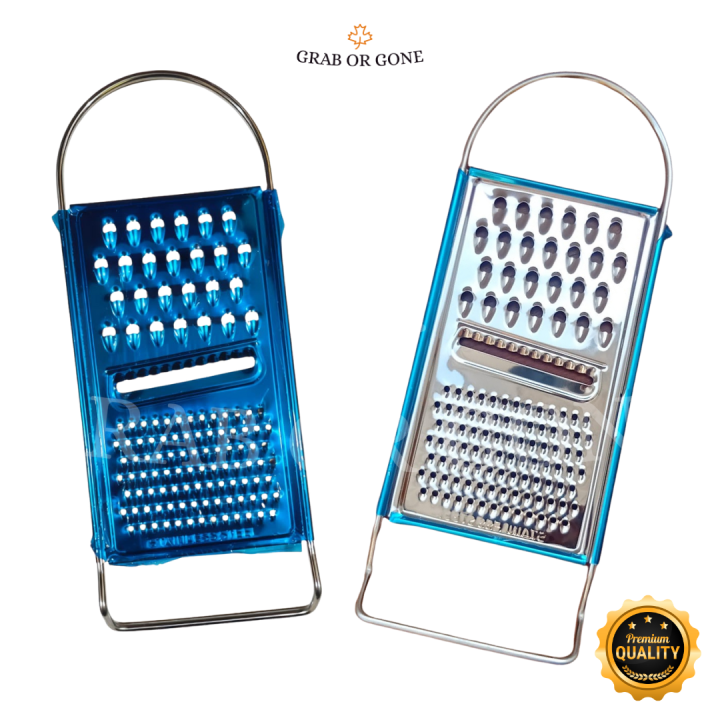 Stainless Steel Multi-Purpose Vegetable & Fruit Grater – Slicer ...