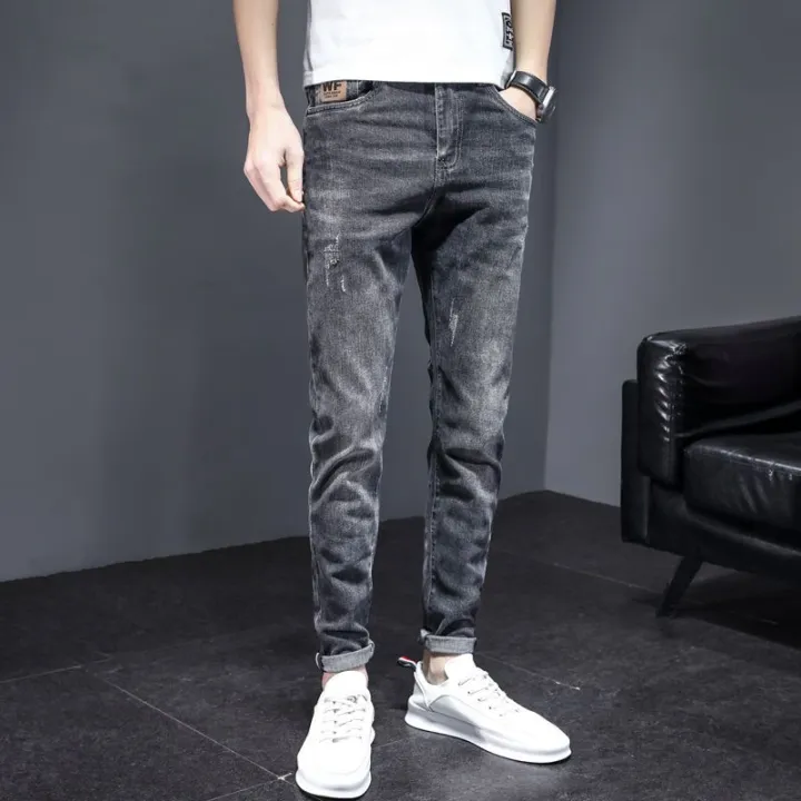 Guangzhou Xintang Town Jeans Men's Spring and Summer New Slim Fit ...
