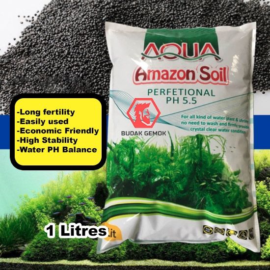 AQUA Amazon Soil for Aquarium Planted Tank Water Plant Soil Sand ...