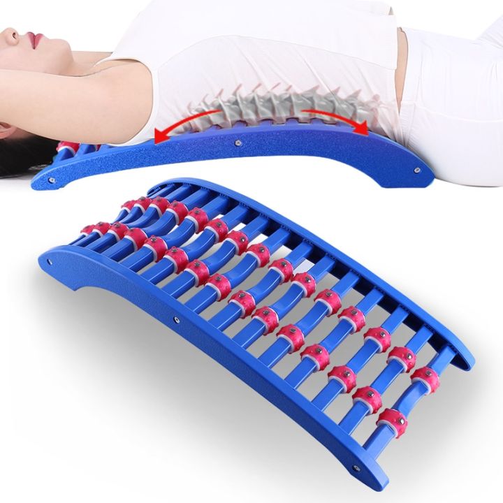 Magic Back Stretcher Lower Lumbar Support Spine Waist lumbar correction ...
