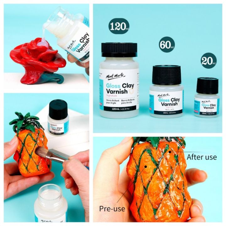 20/60/120ml Stoneware Clay Polish Handmade Clay Varnish Pottery Clay ...