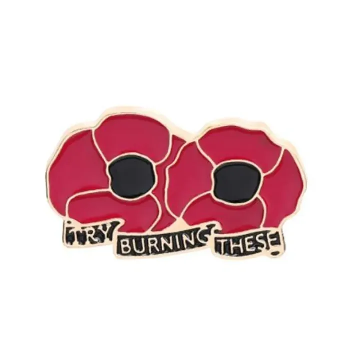 【ZOETN-HOT TOY Store】Day Military Veteran Soldier Veteran Red Poppy ...