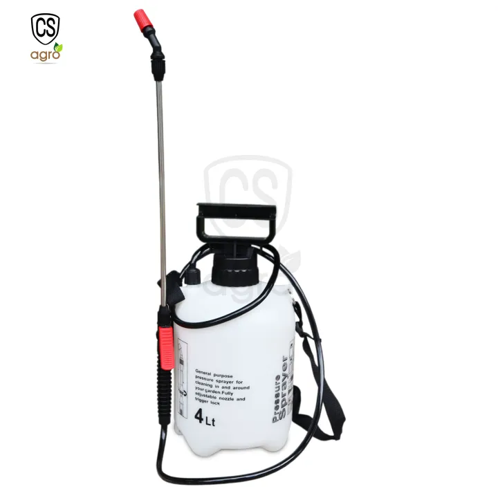 High Quality 4L Can Manual Pressure Sprayer Hand Spray Tank Home Garden ...