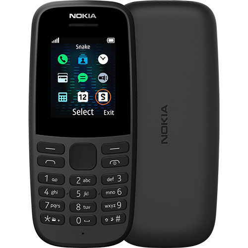 Nokia 105 dual Sim Button Phone 4th editon Phine With One Years seller ...