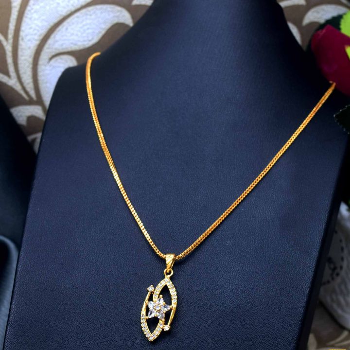 BOOM Gold plated 2.5MM Singapore square Fox Chain 18/24 Inch With Star Big Boss Logo theme ...