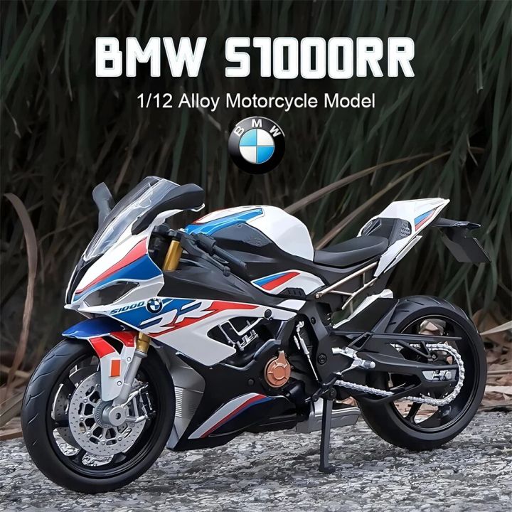 model bike 1/12 BMW S1000RR Motorcycle Cars Model Toys Alloy Diecast ...