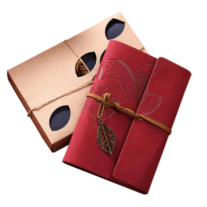 A6 Travel Journal Notebook 80 Sheets Refillable Leather Journal Diary ...
