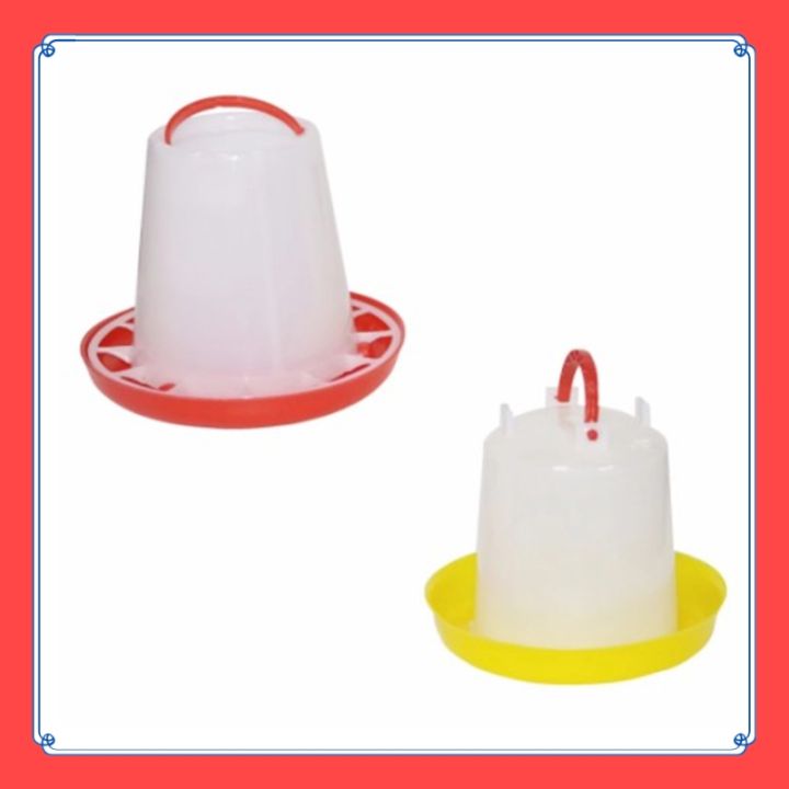 VibeVendor 2 PCS /1 PC Chicken Drinker 1L / Feeder 1.5 Kg Farm Animal ...