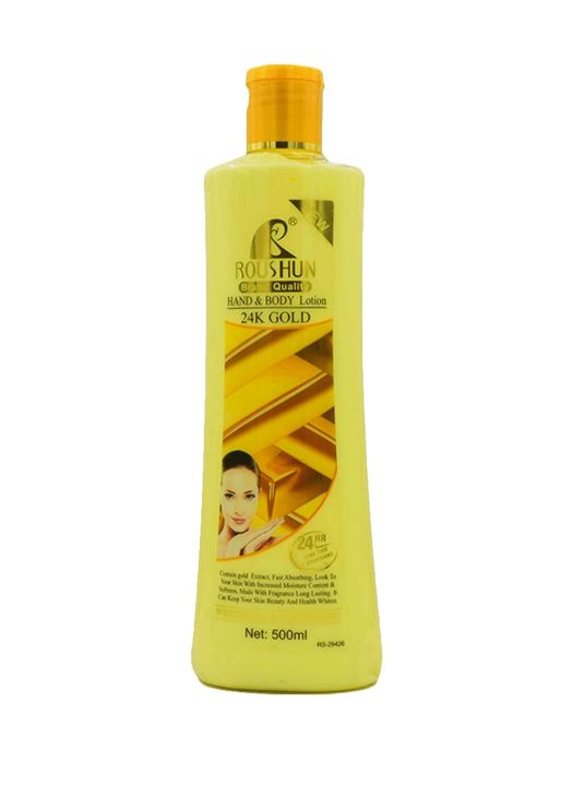 ROUSHAN 24K Gold Body Lotion - 500MI | Daraz.lk