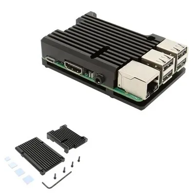 Raspberry Pi 4 Aluminum Metal Case Raspberry Pi 3 Aluminum alloy case ...